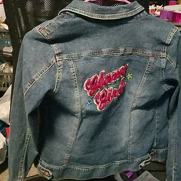 Justice | Jackets & Coats | Lisa Frank Glam Girl Denim Jacket | Poshmark